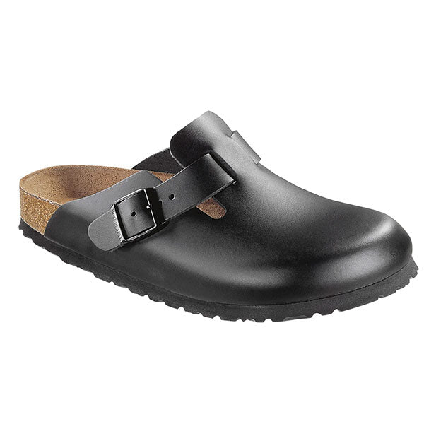 Birkenstock Boston Smooth Leather - Black – Barefoot Blvd
