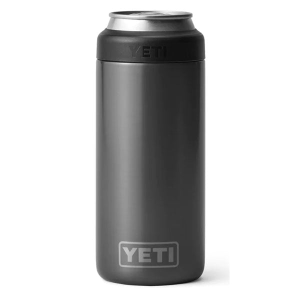 Yeti Rambler Slim Colster - Charcoal – Barefoot Blvd